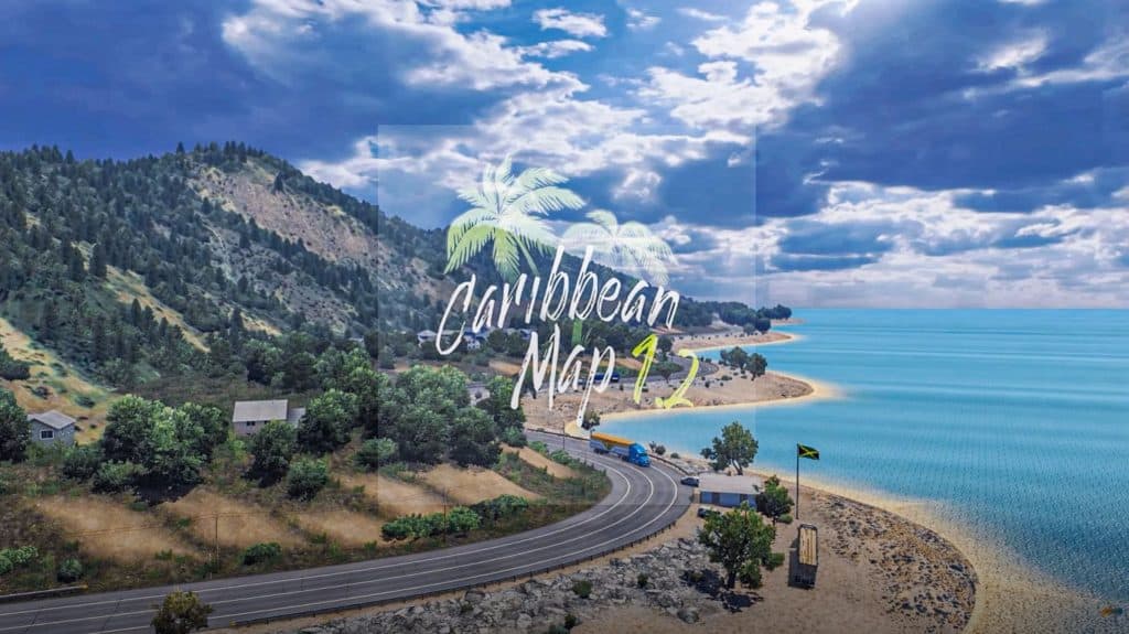 Caribbean Map v1.2 Cuba, Jamaica, Venezuela, Bahamas, Puerto Rico - ATS ...