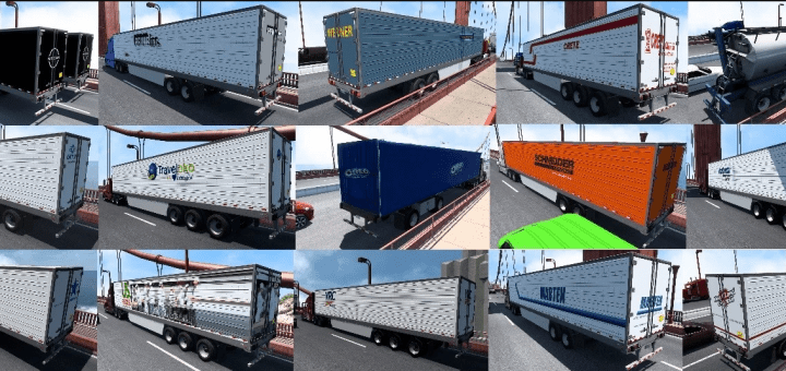 East 7-Axle End Dump Trailer v1.1 1.41.x - American Truck Simulator mod ...
