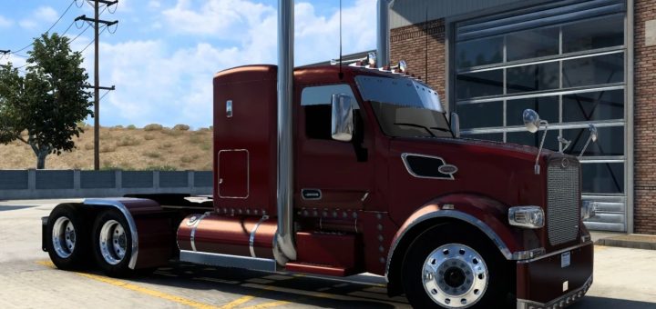 PETERBILT 387 TRUCK FOR LOW-END PC | American Truck Simulator Mod