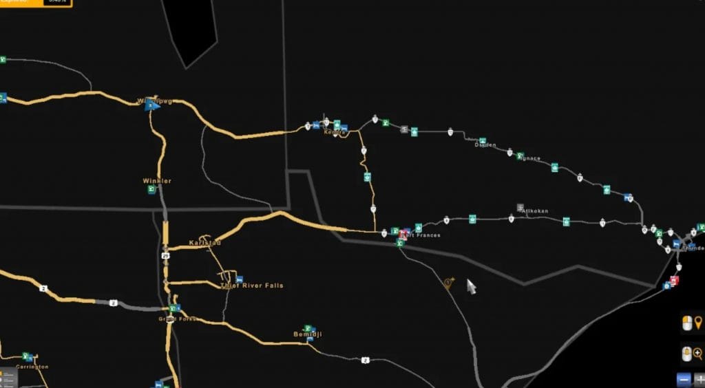 TGM CE D-Ont RC Map v1.3.6 | American Truck Simulator Mod