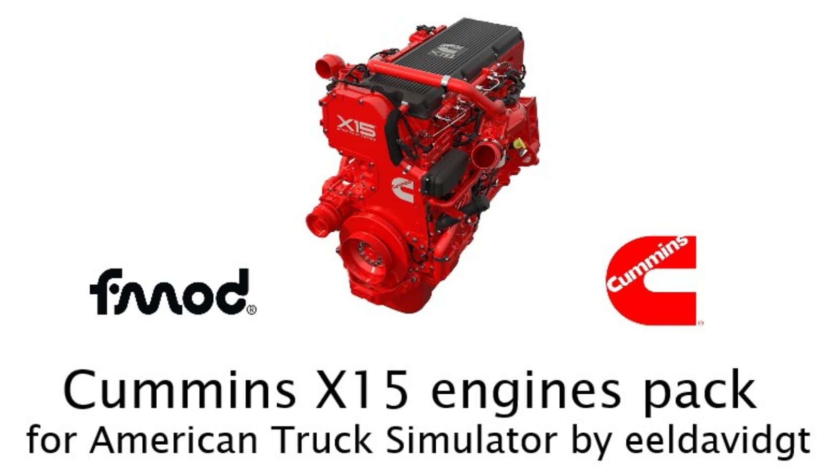 Cummins X15 engines pack by eelDavidGT v 1.2 (ATS 1.44 – 1.48 ...