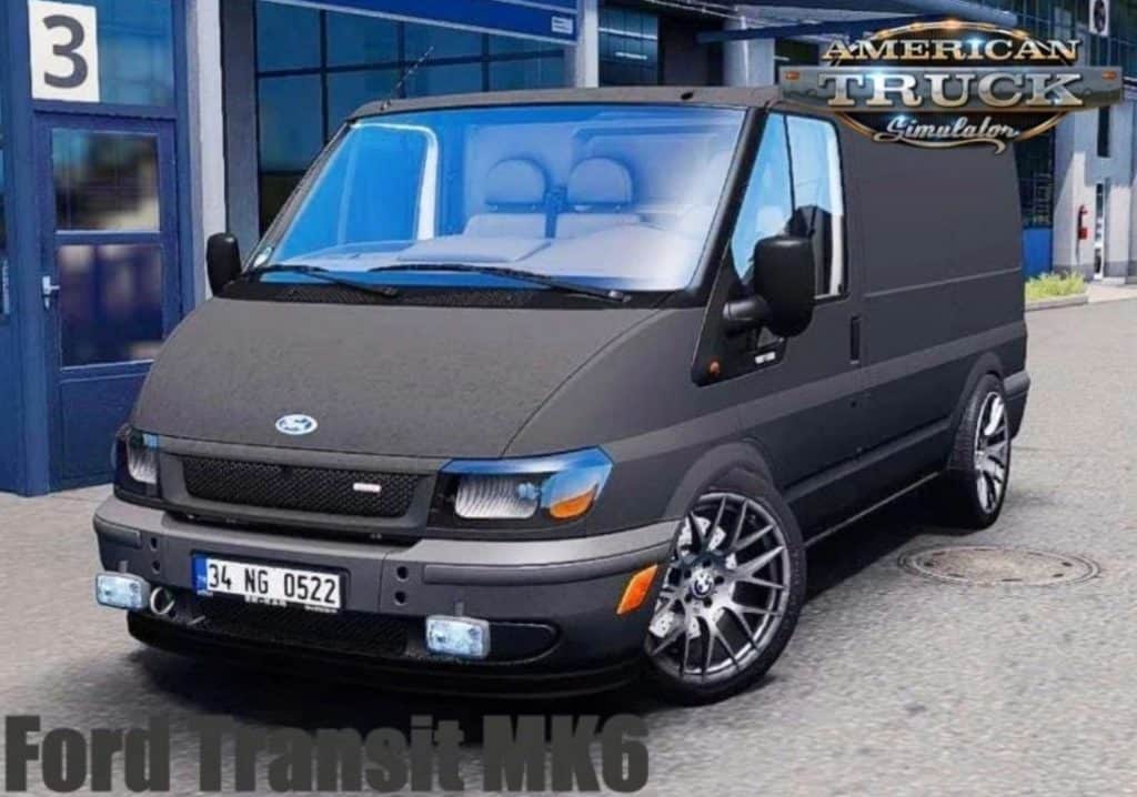 Ford Transit MK6 + Interior - 1.48 | American Truck Simulator Mod