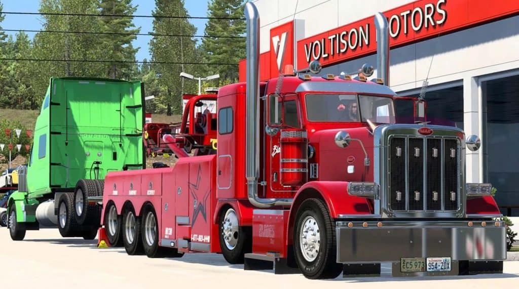 Peterbilt 388 Wrecker Truck v1 (2) - American Truck Simulator mod | ATS mod