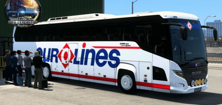 DBMX 4500 Bus ATS - American Truck Simulator mod | ATS mod