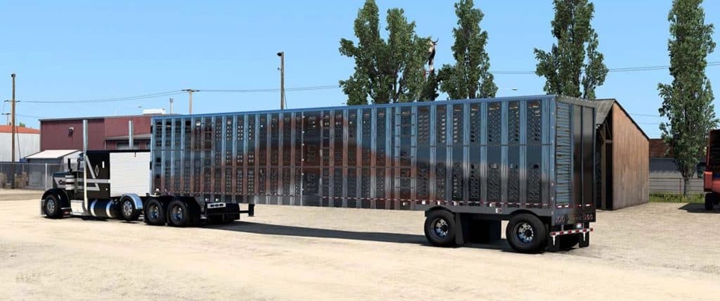 Wilson Trailer Livestock 1.48 | American Truck Simulator Mod