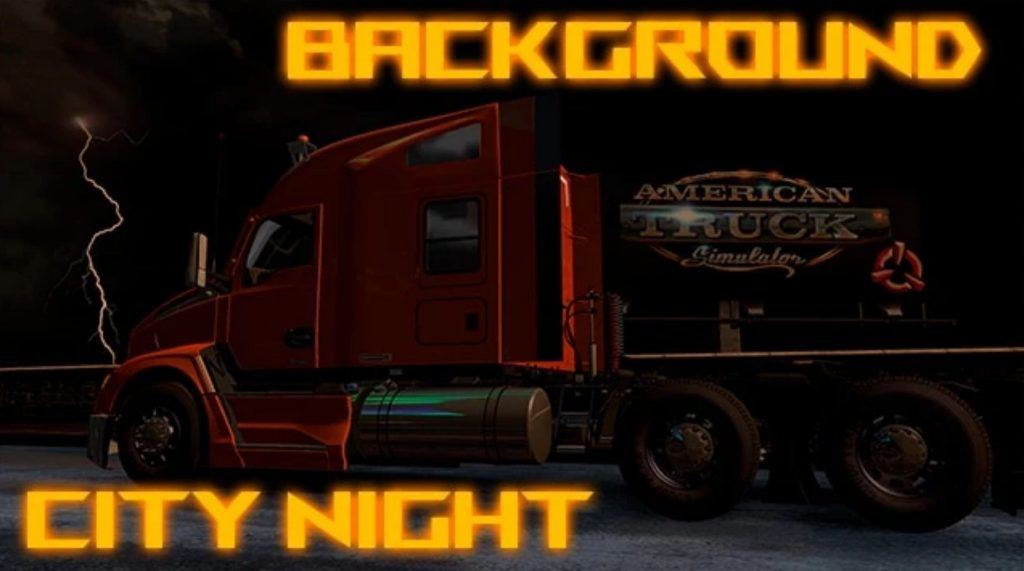 Background for ATS Sunset In The City v1.50 | American Truck Simulator Mod