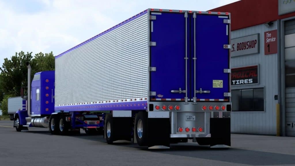 Custom Reefer Trailer v1 (1) - American Truck Simulator mod | ATS mod