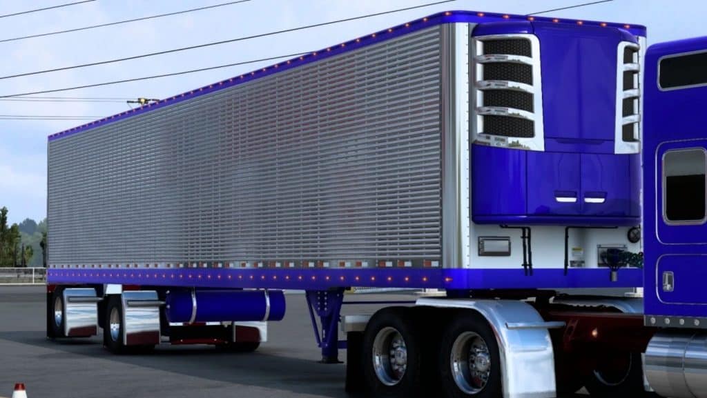 Custom Reefer Trailer v1 (2) - American Truck Simulator mod | ATS mod