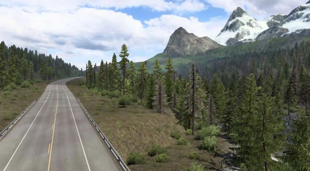 Route Alaska v1.7 1 (1) - American Truck Simulator mod | ATS mod