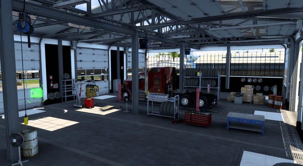 TRANS-ALL Garage small for ATS v2023.1 1 (2) - American Truck Simulator ...