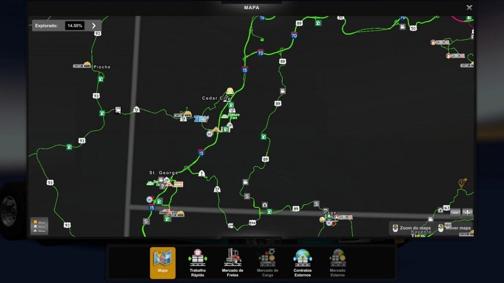 ULTRA ZOOM MAP ATS 1.0 1.40 1 (3) - American Truck Simulator mod | ATS mod