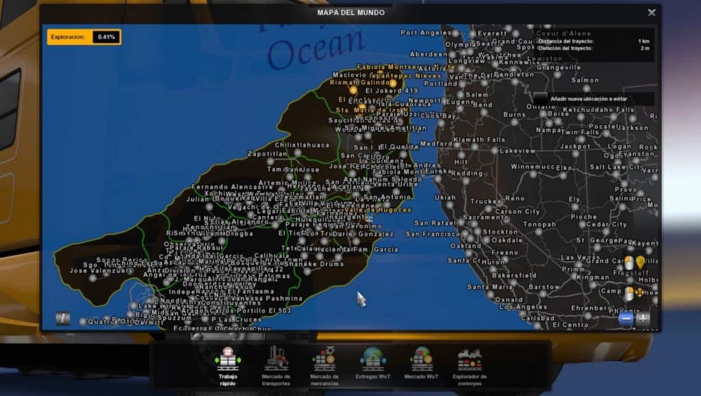 ATMX Map v7.5 1 (2) - American Truck Simulator mod | ATS mod