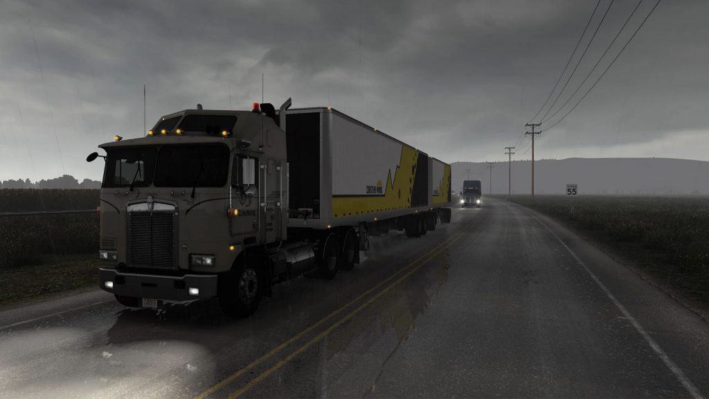 Realistic Rain v4.7.1 ATS 1.49 | American Truck Simulator Mod