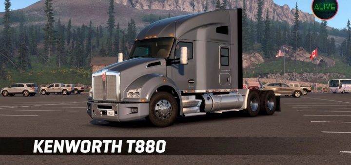 Kenworth T880 - American Truck Simulator mods | ATS mods