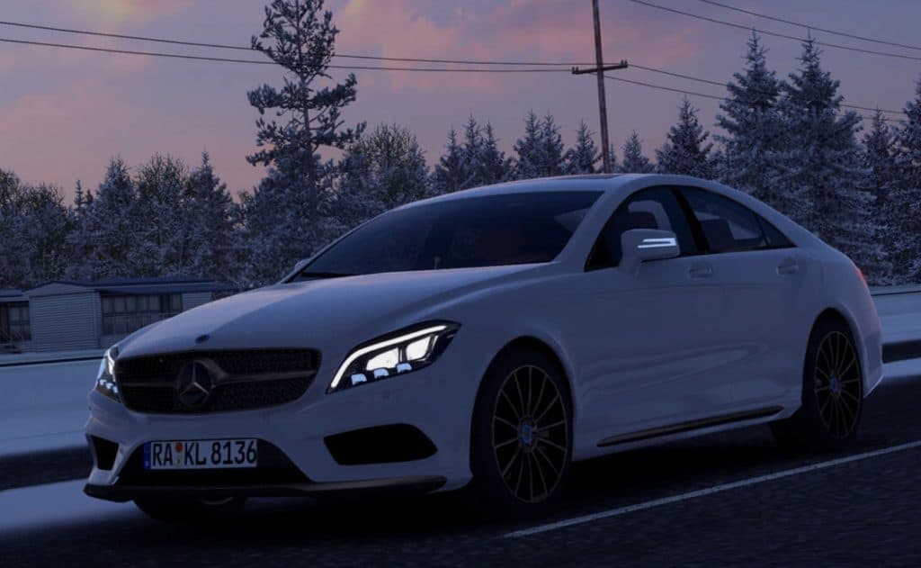 Mercedes-Benz C218 CLS-Class v2.8 1 (1) - American Truck Simulator mod | ATS mod