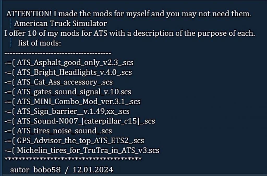 My 10 mods for ATS 1.49 | American Truck Simulator Mod