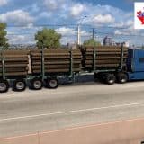 ARCTIC LOG TRAILERS ATS 1.49.x | American Truck Simulator Mod