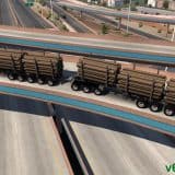 ARCTIC LOG TRAILERS v6.1 ATS 1.49.x | American Truck Simulator Mod