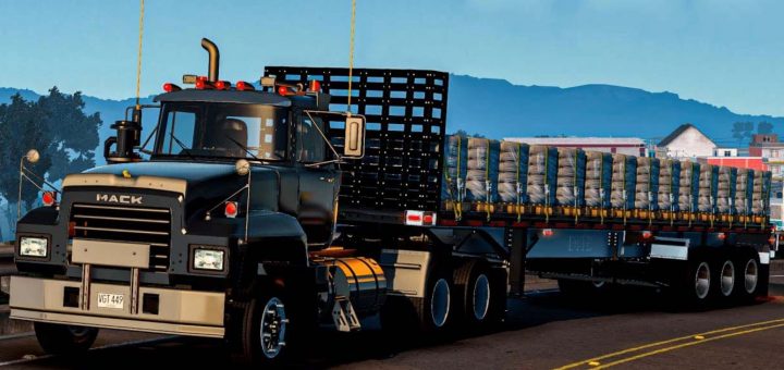 MACK Pinnacle CHU613 v1.28 1.36 Truck ATS | American Truck Simulator Mod