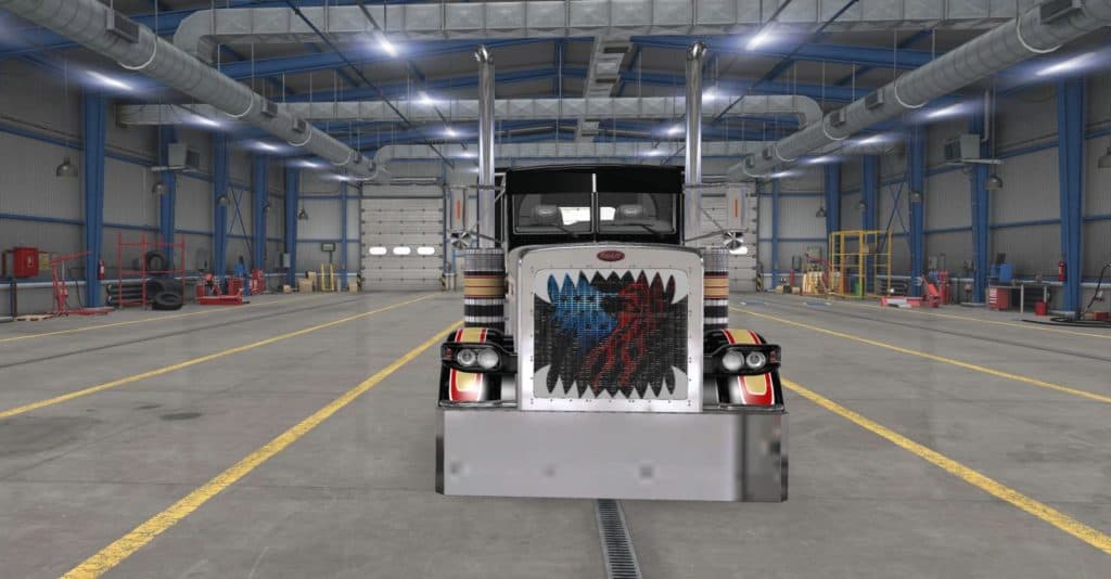 Pinga Pete Skin Black 1 (1) - American Truck Simulator mod | ATS mod