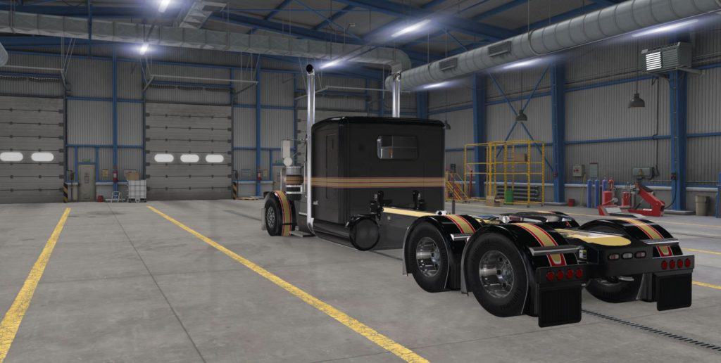 Pinga Pete Skin Black 1 (3) - American Truck Simulator mod | ATS mod