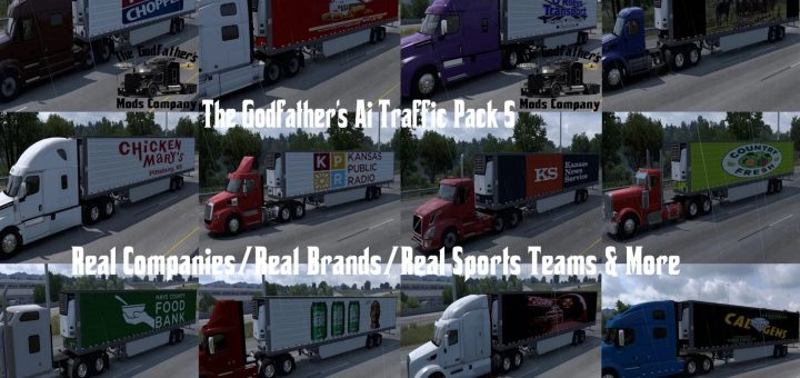 ATS Traffic mods | American Truck Simulator Traffic mod download