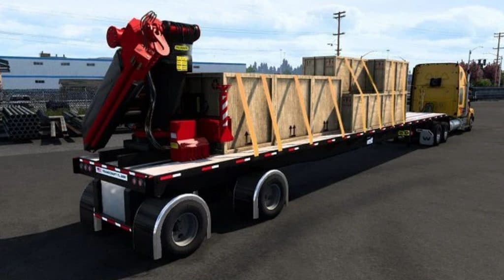 Transcraft TL2000 Flatbed Custom v3.2 | American Truck Simulator Mod