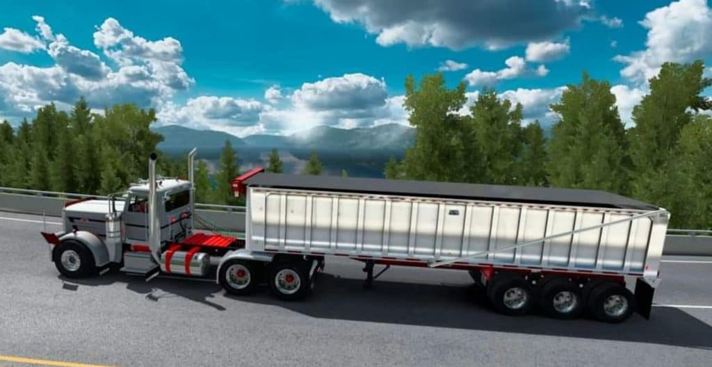 Alfab End Dump Trailer v2.1 1 (2) - American Truck Simulator mod | ATS mod