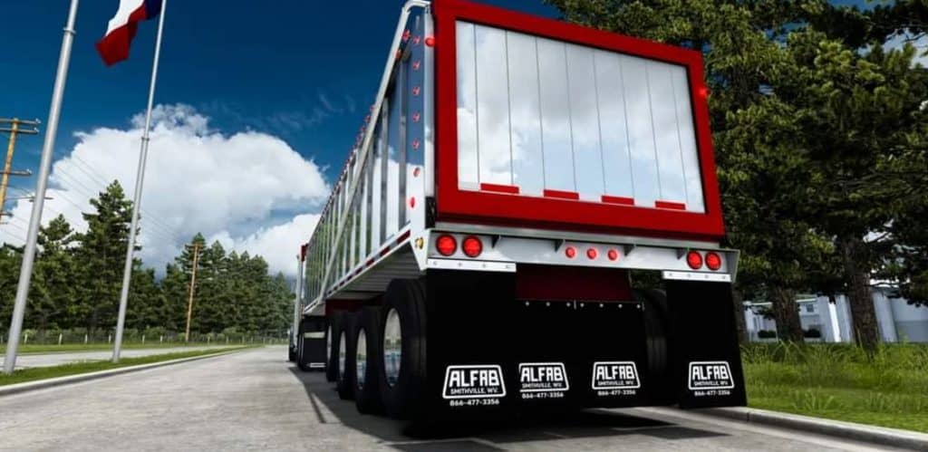 Alfab End Dump Trailer v2.1 1 (5) - American Truck Simulator mod | ATS mod