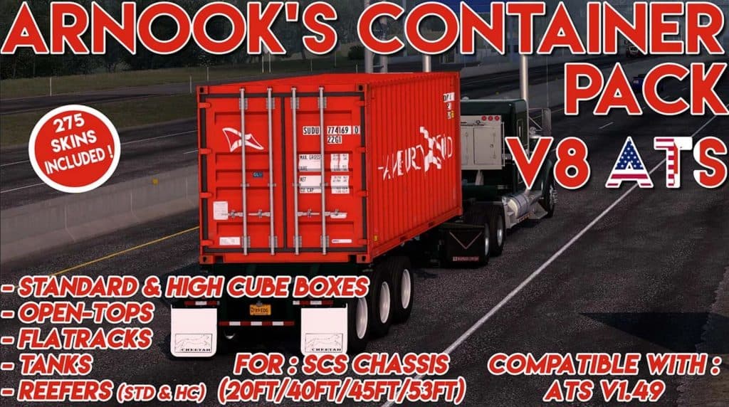 Arnook's Container Pack - ATS Edition V8 1.49 | American Truck ...