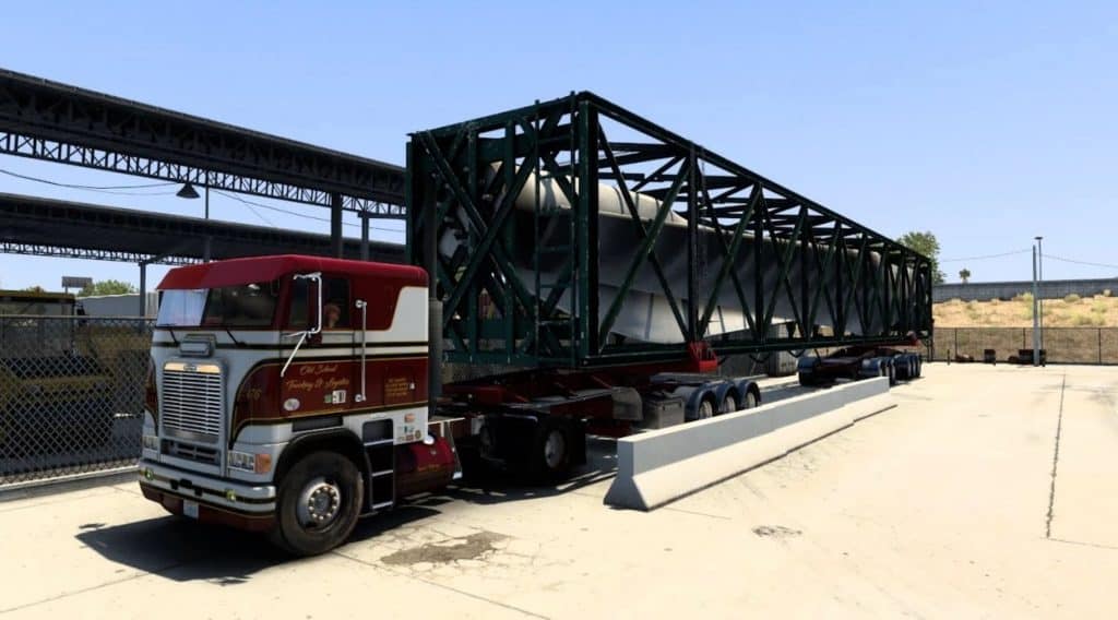 KSW Steerable Dolly Trailer v1 (1) - American Truck Simulator mod | ATS mod