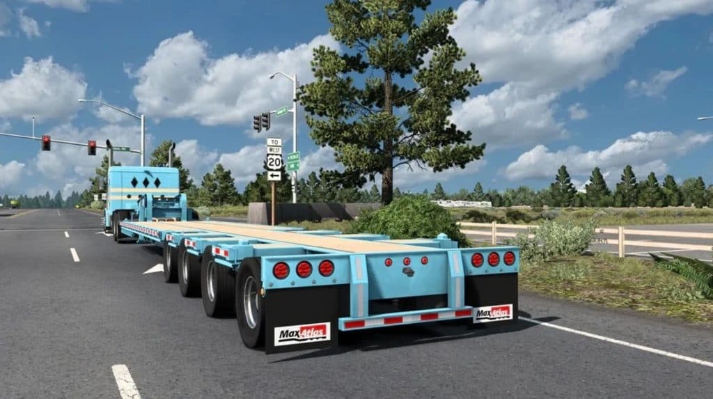 MAX ATLAS CONTAINER TRAILER v1 (3) - American Truck Simulator mod | ATS mod