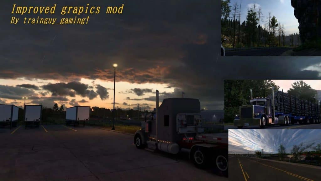 Realistic Graphics Mod v1.49.5.000s | American Truck Simulator Mod