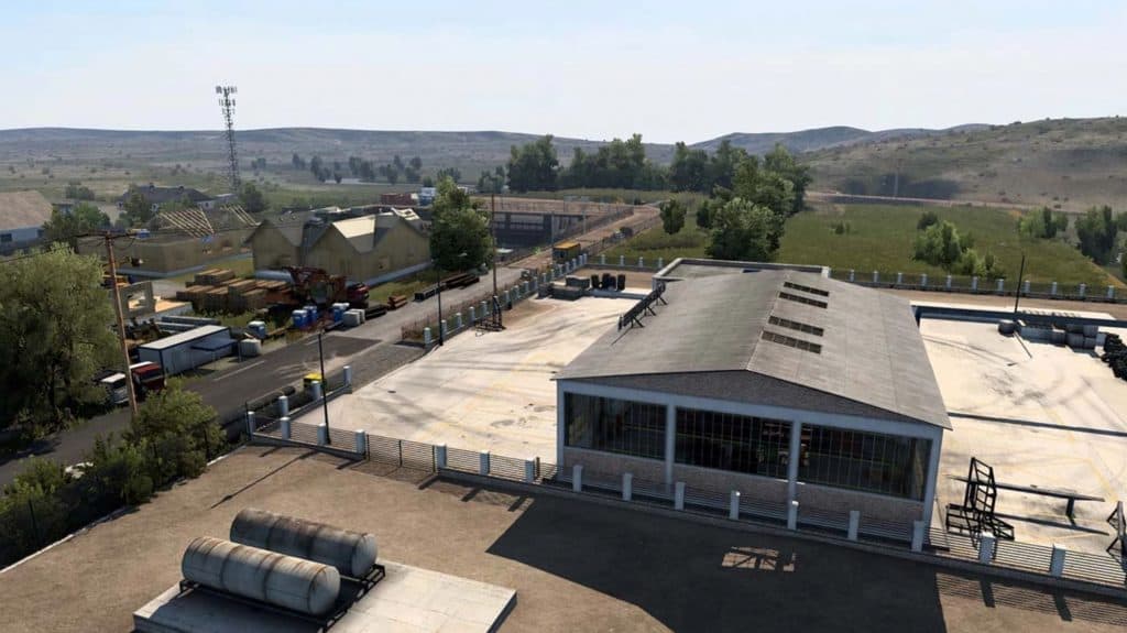 Rock River Yard 1 (4) - American Truck Simulator mod | ATS mod