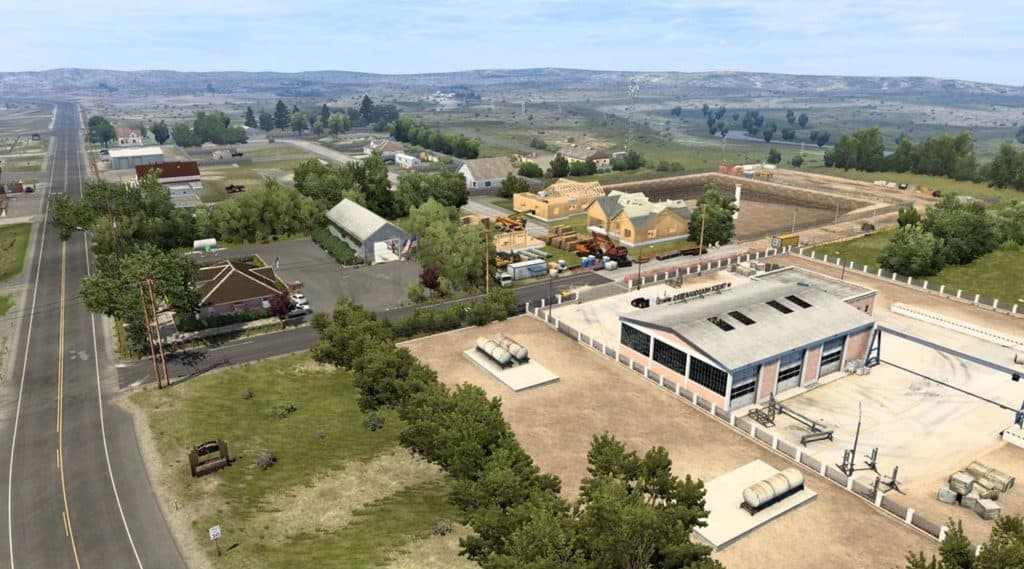 Rock River Yard 1 (5) - American Truck Simulator mod | ATS mod