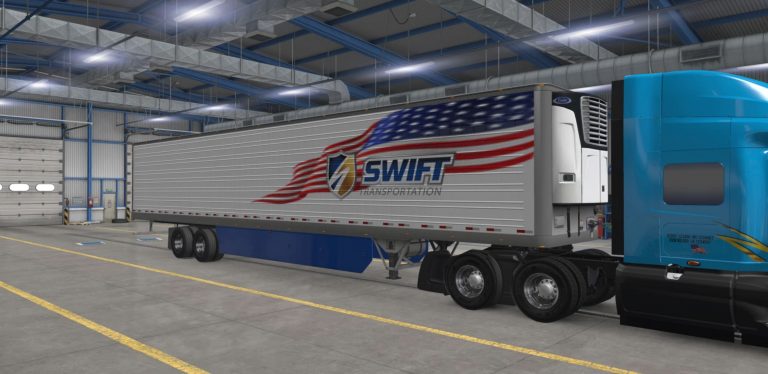 SCS Trailer 53 Swift Skin | American Truck Simulator Mod