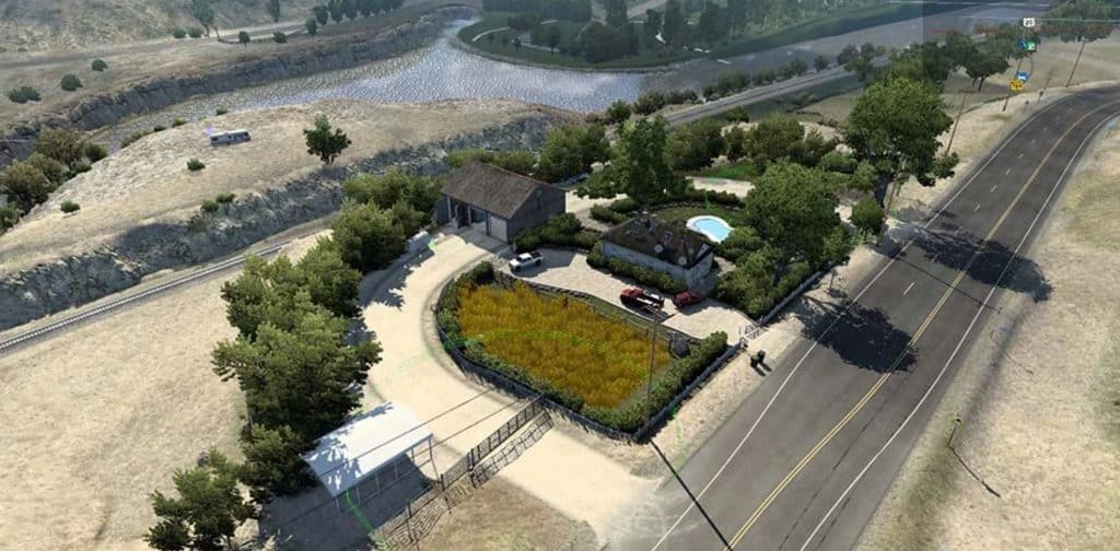 Yard Near Riverton 1 (2) - American Truck Simulator mod | ATS mod