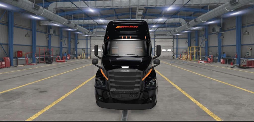 Auto zone Cascadia skin 1 (2) - American Truck Simulator mod | ATS mod