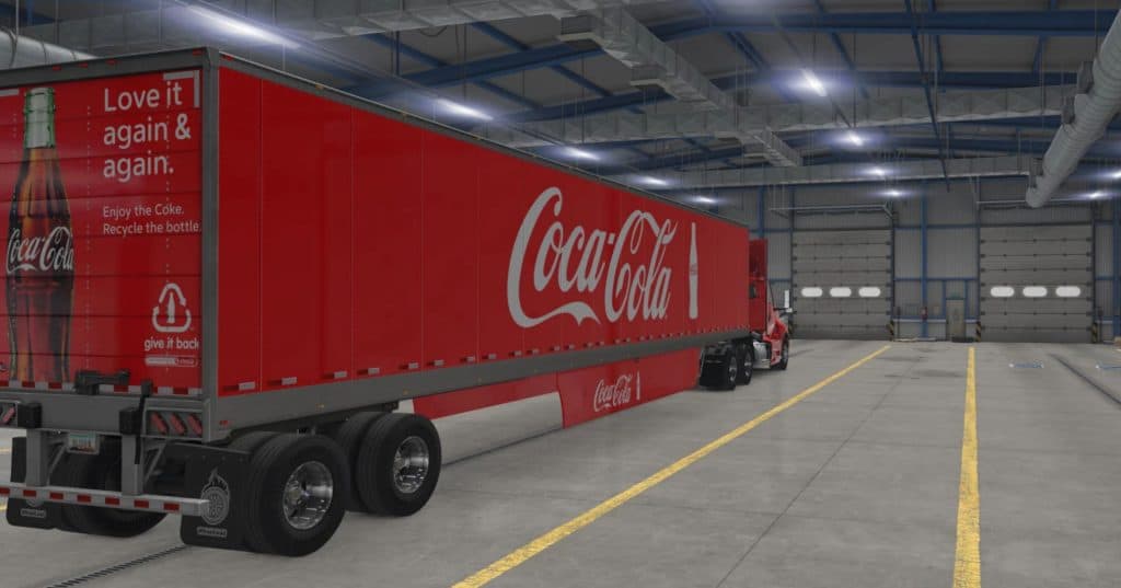 Coca Cola Skin for Lt Day Cab and SCS Trailer 53 1 (1) - American Truck ...