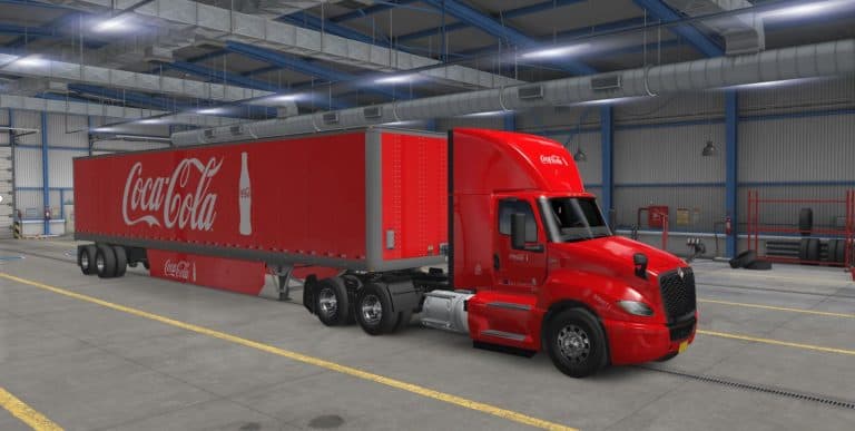 Coca Cola Skin for Lt Day Cab and SCS Trailer 53 1.49 | American Truck ...