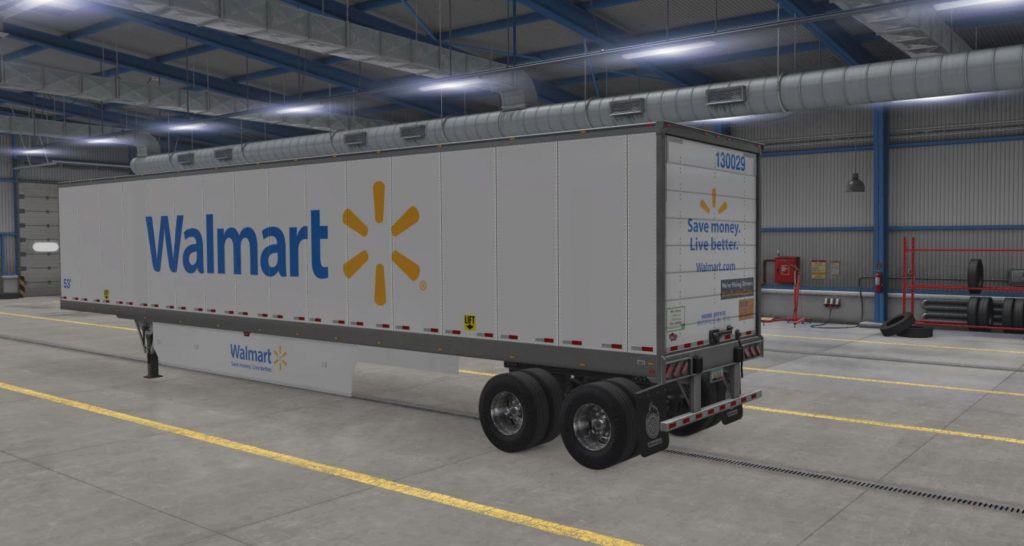 SCS Trailer Skin 53 Walmart 1 (3) - American Truck Simulator mod | ATS mod
