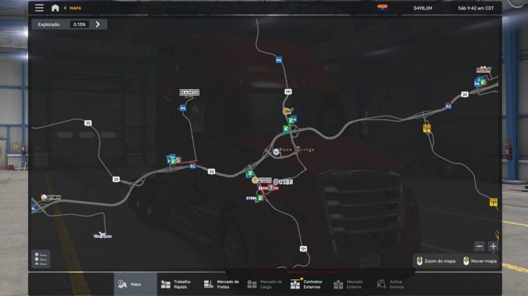 ULTRA ZOOM MAP ATS 1.0 1 (1) - American Truck Simulator mod | ATS mod