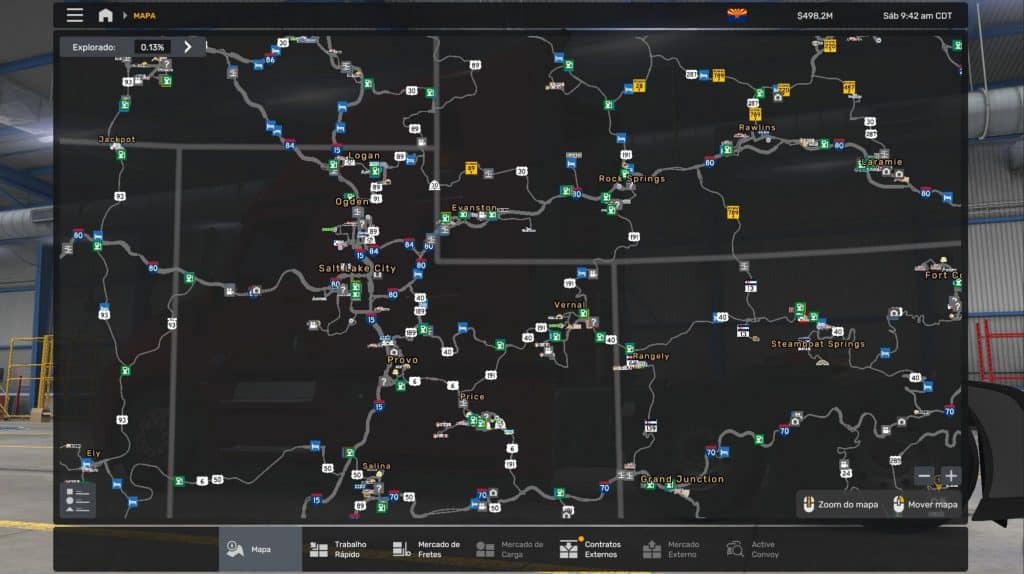 ULTRA ZOOM MAP ATS 1.0 1 (5) - American Truck Simulator mod | ATS mod