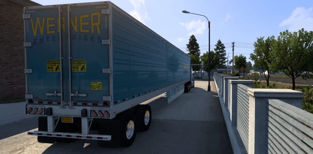 Werner Trailer Skin 1.49 | American Truck Simulator Mod