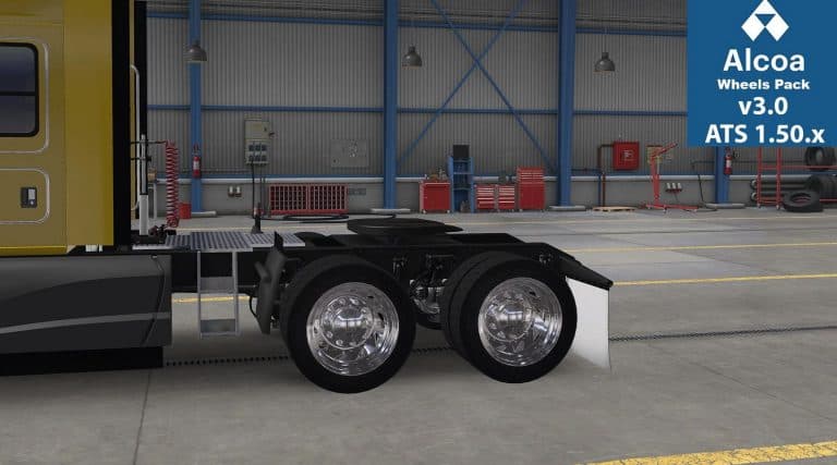 ALCOA HUGE WHEELS PACK ATS 1 (1) - American Truck Simulator mod | ATS mod