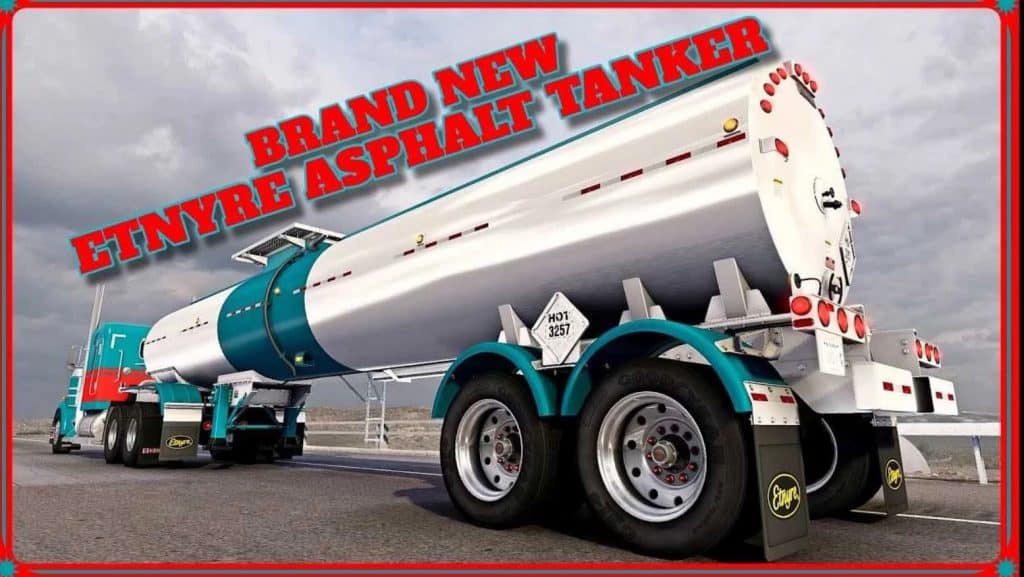 Etnyre Asphalt Tanker 1.50 | American Truck Simulator Mod