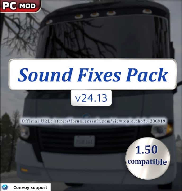 Sound Fixes Pack v24.13 for ATS 1.50 | American Truck Simulator Mod
