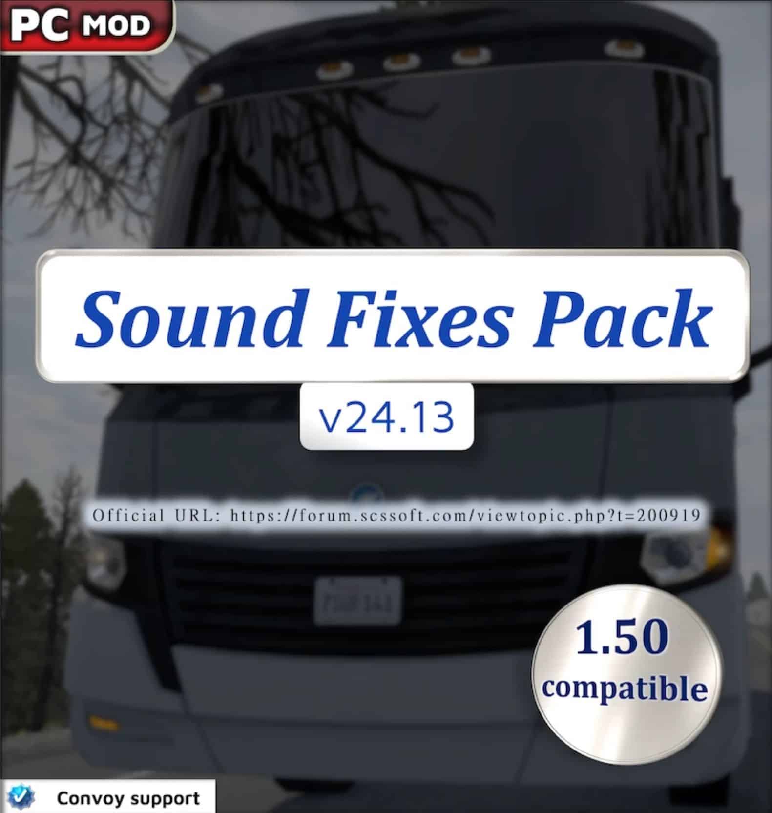 Sound Fixes Pack v24.13 for ATS 1.50 | American Truck Simulator Mod