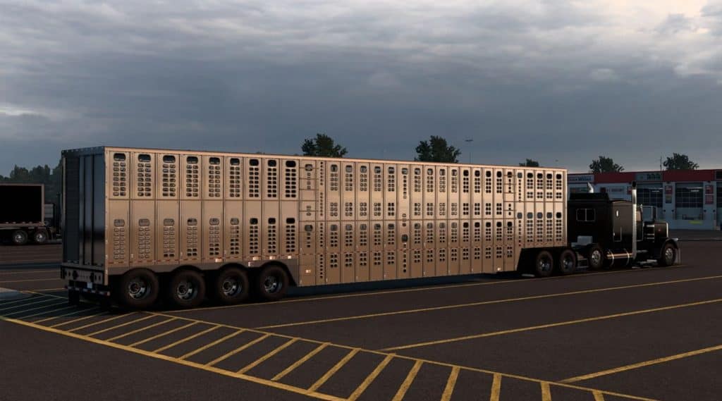 Wilson Trailer Livestock 1.49 | American Truck Simulator Mod