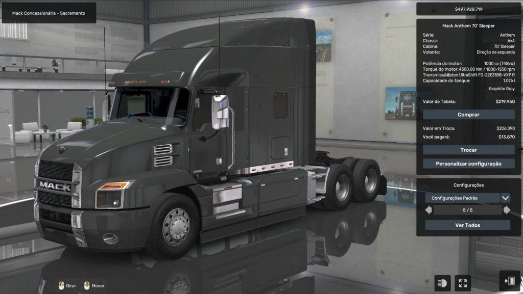 ENGINE MP8 1000 HP MACK ANTHEM 1.0 1 (4) - American Truck Simulator mod ...